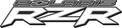 Polaris RZR White utv Logo Decal, Graphic, Sticker - Robby Gordon Off-Road