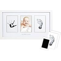 Amazon.com: Pearhead Babyprints Wall Mount Frame, Handprint and ...