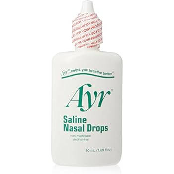 Amazon.com : AYR Saline Nasal Drops 50ml QTY: 1 : Saline Nasal Sprays ...