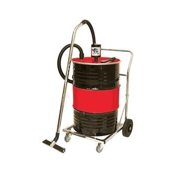 Q-Vac Complete Drum Air Vacuum System with Drum Cart - Includes 55 ...