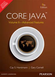 Core Java Volume II Advanced Chemistry: Cay S. Horstmann, Gary Cornell ...