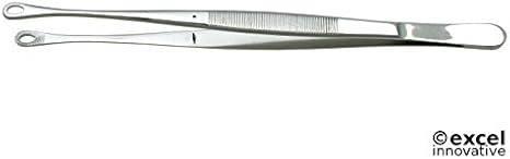 Amazon.com: Singley Tissue Forceps 9" Length Oval Shape Fenestrated ...