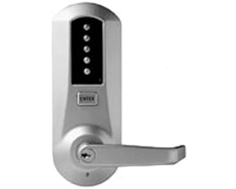 Kaba 5021XSWL-26D-41 Cylindrical Push Button Lock with Lever Xs Ko ...