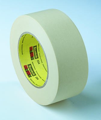 3M Scotch 234 Crepe Paper General Purpose Masking Tape, 250 Degree F ...