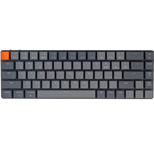 Keychron K7 Mechanical Keyboard Wireless/Wired, 65% Layout Ultra-Slim ...