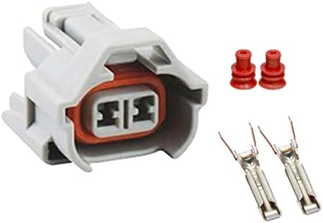 Connecteur injecteur - compatible Nippon Denso - top slot - 2 broches ...