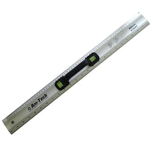 Aluminium Cutting Ruler 600mm Metal Ruler with Handle: Amazon.co.uk ...