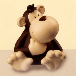 Nici - Wild Friends Monkey Moneybox, polyresin: Amazon.co.uk: Toys & Games