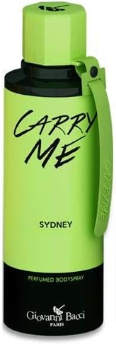 Carry Me Sydney Perfumed Body Spray by Giovanni Bacci for women,200ml ...