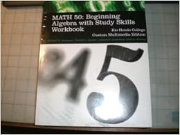 Acp Math 50: Beginning Algebra W/stdy Skills Wkbk Rio Hondo: Richard N ...