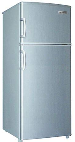 Aftron 160L Double Door Top Freezer Refrigerator - Silver, AFR605HS ...