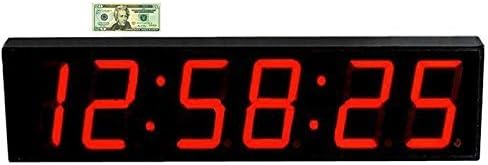 Large Display Digital Countdown Wall Clock - 5" Red Led Count Up ...
