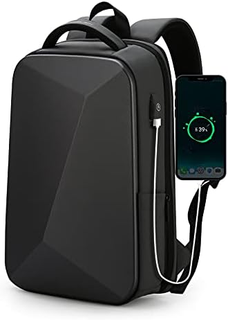 FENRUIEN Expandable Hard Shell Laptop Backpack for Men 15.6 Inch ...