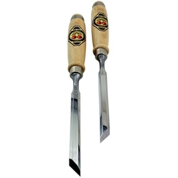 Two Cherries 500-1912 Pair of 12mm Two Cherries Skew Bevel Wood Chisels ...