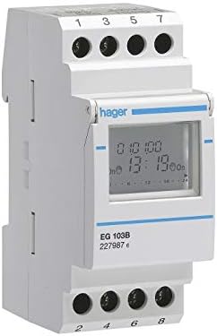 Hager Digital Timer Switch Weekly 1 Channel 7 Days EG103B price in UAE ...