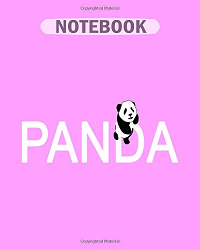 Notebook: cute 4th birthday panda kid boy girl 4 years old - 50 sheets ...