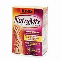 Knox Gelatin Dietary Supplement Drink Mix for Nails, Orange Flavor, 14 ...