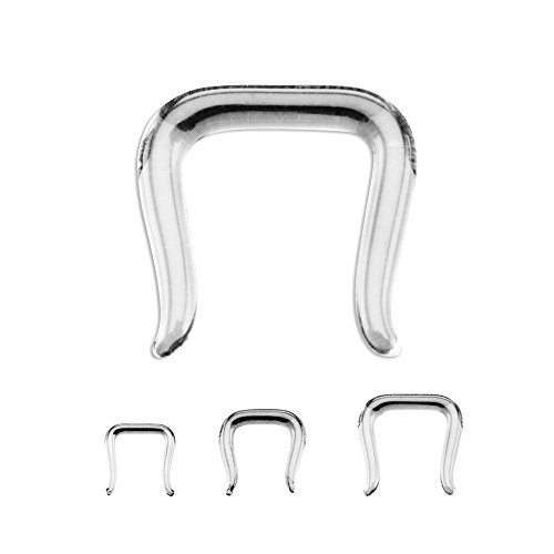 Pyrex Glass Septum Retainer 10 Gauge 6mm by Eg Gifts in Oman | Whizz ...