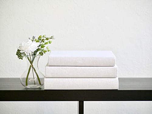 Amazon.com: White Linen Covered Decorative Books for Display (Set of 3 ...