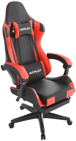 ACPLAY Gaming Chair Racing Office Computer Ergonomic High Back Gaming ...