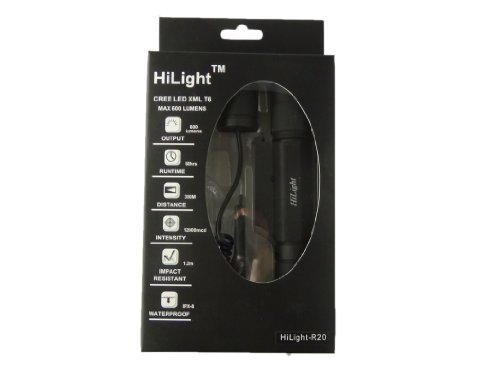 Aimkon HiLight R20 HiLight 600 Lumen LED Tactical Flashlight with Smart ...
