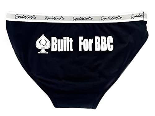 Built for BBC Panty with QoS Symbol - Queen of Spades (Black-White, m ...