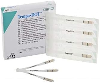 3M Tempa DOT Single Use Clinical Thermometers (x 100) – BigaMart