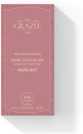 Grazel Dark With Hazelnut Chocolate Bar 57 Gm price in Egypt | Amazon ...