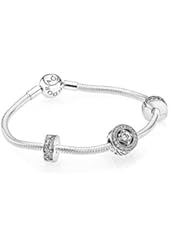 Amazon.com: PANDORA 791972CZ Shining Path Clip: Jewelry