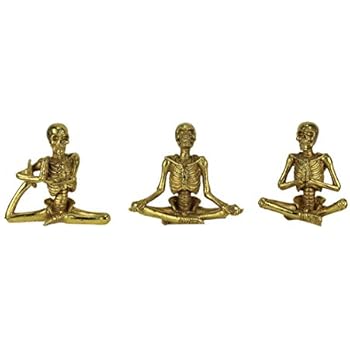 Amazon.com: Ganz Zen Skeleton Figurines in Various Meditation Poses ...