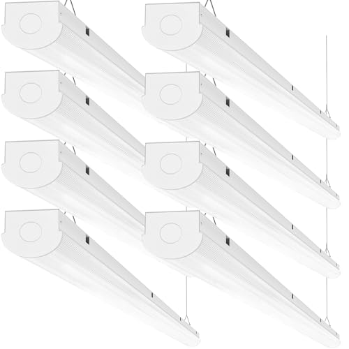 ANTLUX 8FT LED Shop Light 110W [6-lamp T8 Fluorescent Equiv.], 12000LM ...