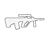 ION Graphics AUG Sticker Die Cut Decal Steyr AUG A1 5" Bumper Locker ...