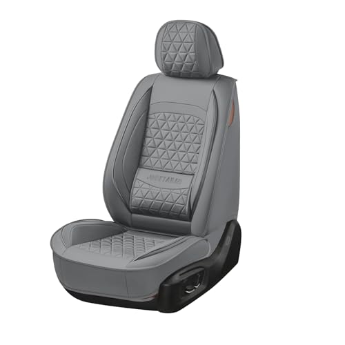 JINITAIMEI Sportnamic Quilted Leather Car Seat Covers, Front Seat ...