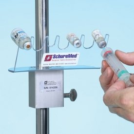800-0059 IV Pole Mount – Safety Draw Medical Bracket
