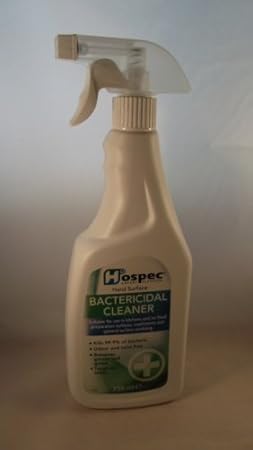 Hospec Hard Surface Bactericidal Odour free Cleaner 750ml Spray: Amazon ...