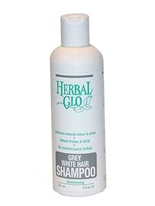 Amazon.com : Herbal Glo Treatment Shampoo - Grey-White Hair, 8.5 fluid ...