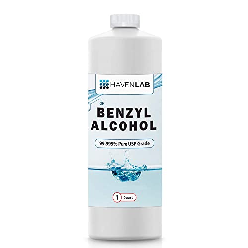 HAVENLAB Benzyl Alcohol - USP Grade Solvent in No-BPA Sterile Plastic ...
