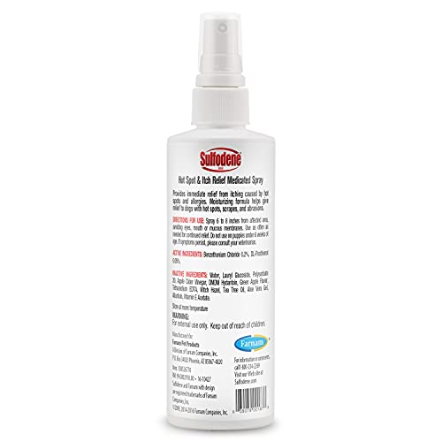 Sulfodene Hot Spot & Itch Relief Medicated Spray for Dog 8oz | Pricepulse