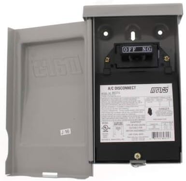 MARS- 83915 - 60A Non-Fused A/C Disconnect w/ Side Open, Internal Surge ...