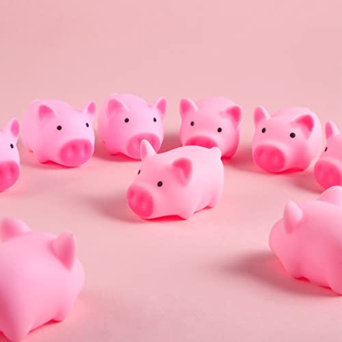 Squeezable Party Favors For Kids 8-Inch Snorting Rainbow Rubber Pigs ...