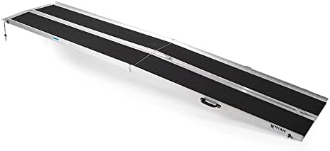 Titan Ramps 10 FT Multi Fold Breifcase Aluminum Wheelchair Ramp, Rated ...