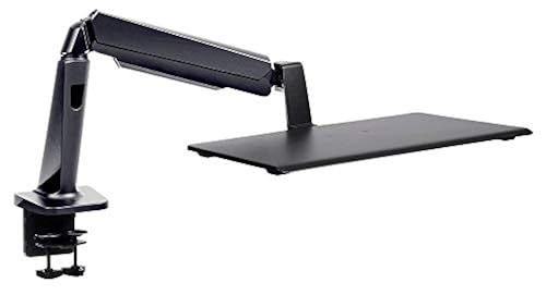 Monoprice Ergonomic Sit-Stand Adjustable Workstation Desk Mount, Gas ...