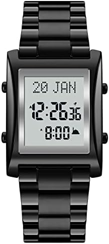 سعر Qibla Compass Digital Watch for Prayer Hijri Calendar Display Time ...