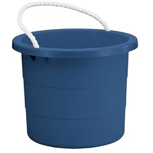 United Solutions TU0006 Blue Five Gallon Rough and Rugged Rope Handled ...