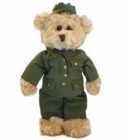 Amazon.com: Us Army Military Uniform Teddy Bear Plush Animal: Toys & Games