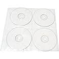 Amazon.com: 25-Pack 8 Disc CD DVD Poly Sleeves 3 Ring Binder Pages - 200 Disc Capacity (White ...
