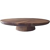 Amazon.com: Villa Acacia Cake Stand - 11 x 15 inch Rustic Wood Table ...
