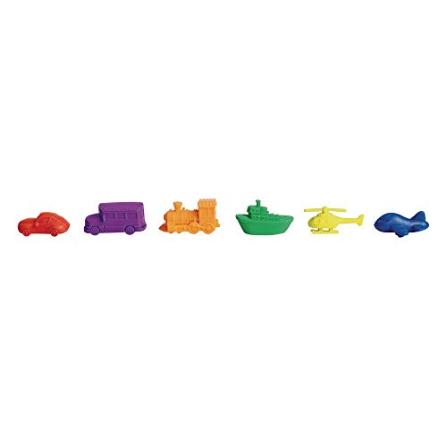 Excellerations Math Manipulatives Set of 72 Transportation Vehicle ...