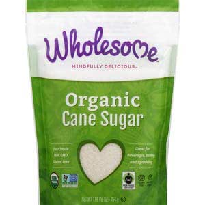 Amazon.com : Wholesome Organic Cane Sugar 16 oz : Sugar Substitute ...