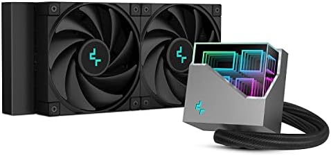 DeepCool Liquid Cooler LT520 240mm 4th Gen Dual-Chamber Pump 3100RPM ...